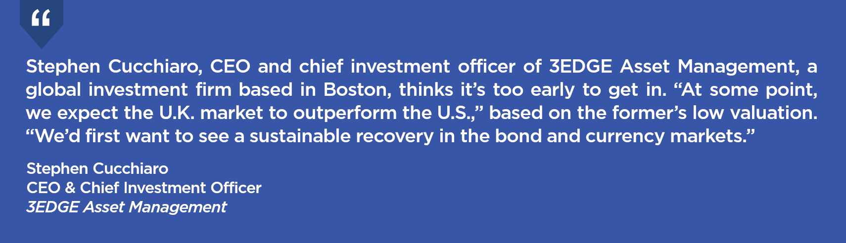 Steve Cucchiaro Quoted in Barron's Article - 3EDGE Asset Management